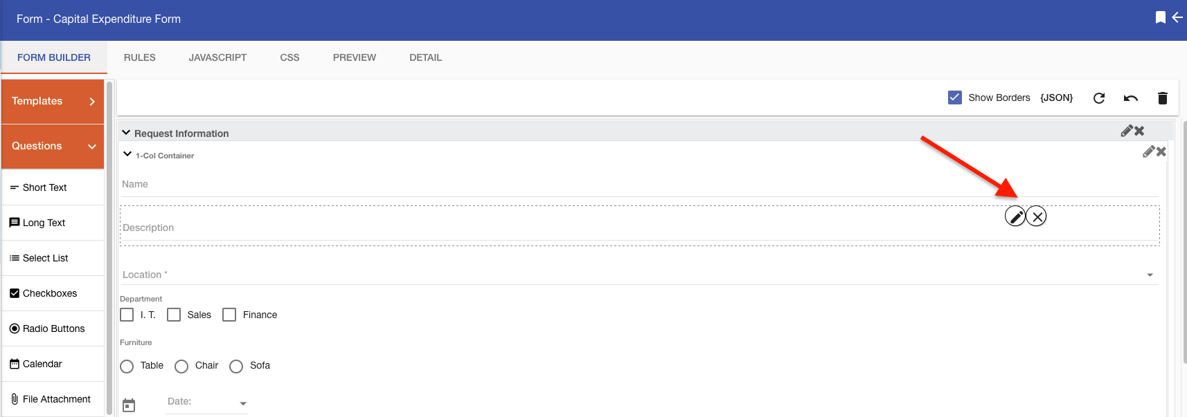 Create Form Questions – Integrify 7