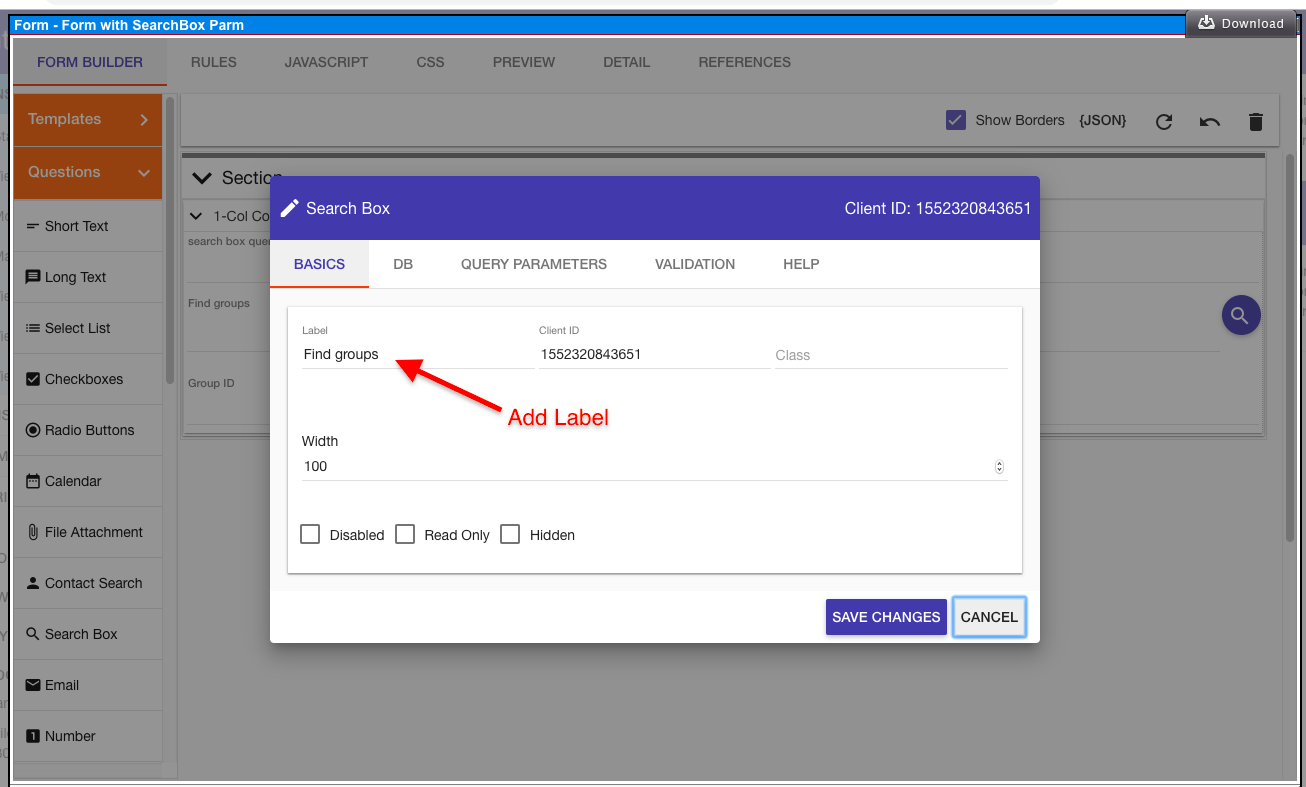 Create Form Questions – Integrify 7
